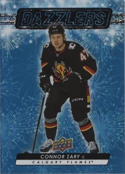 2023-24 Upper Deck Extended Series - Dazzlers Connor Zary #DZ-117 Blue ...
