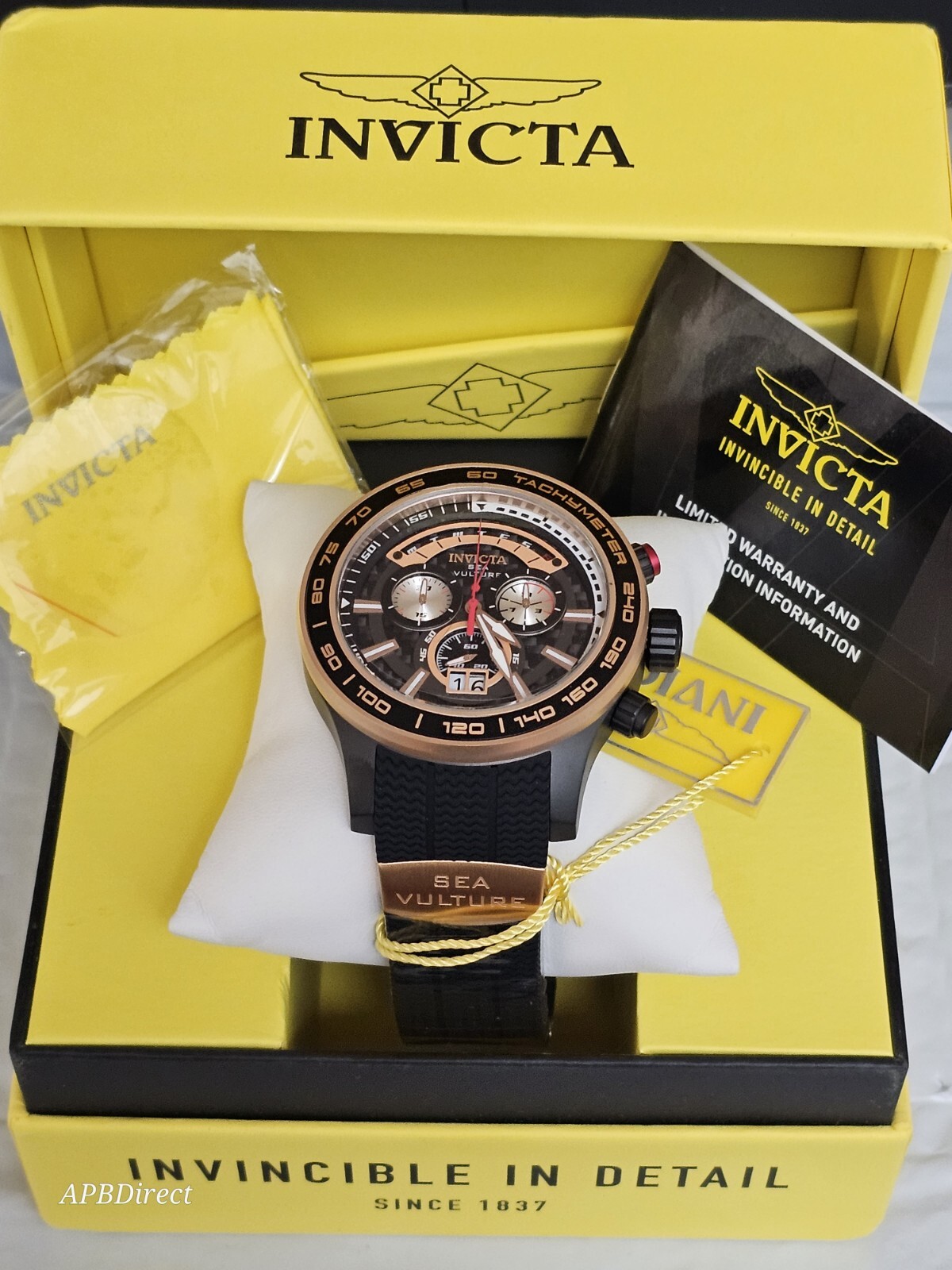 Invicta - STEALTH BOMBER - Swiss 8040.N Chrono Jason Taylor Limited ...