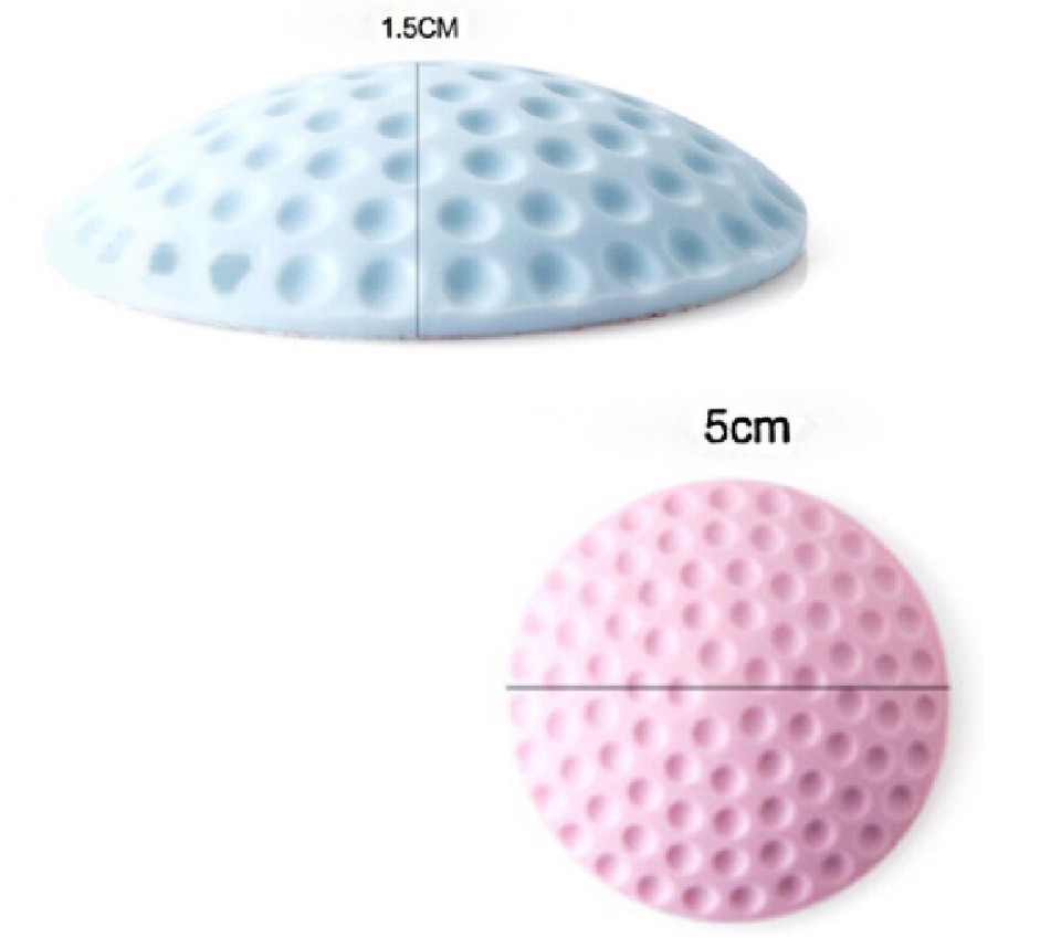 4-Pack Wall Protector Pads – Self-Adhesive Rubber Door Handle Bumper ...