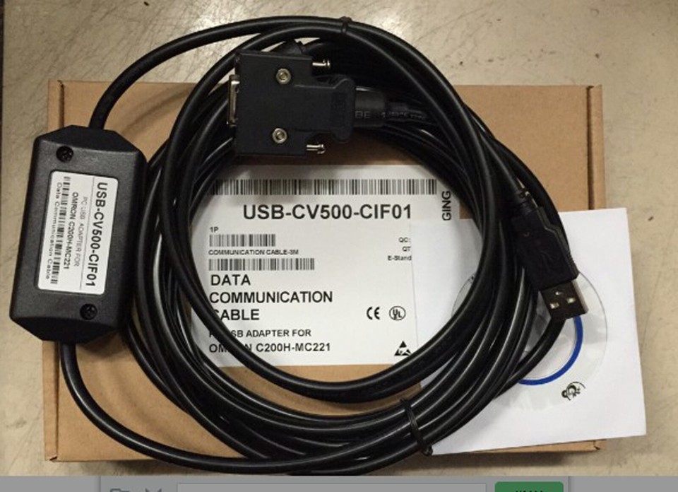 New In Box USB-CV500-CIF01 Debug Programming Cable For Omron | eBay