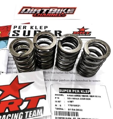 BRT Valve Spring Racing 4 Pcs Fits For Yamaha NMax 125 155 R15 V3 VVA ...