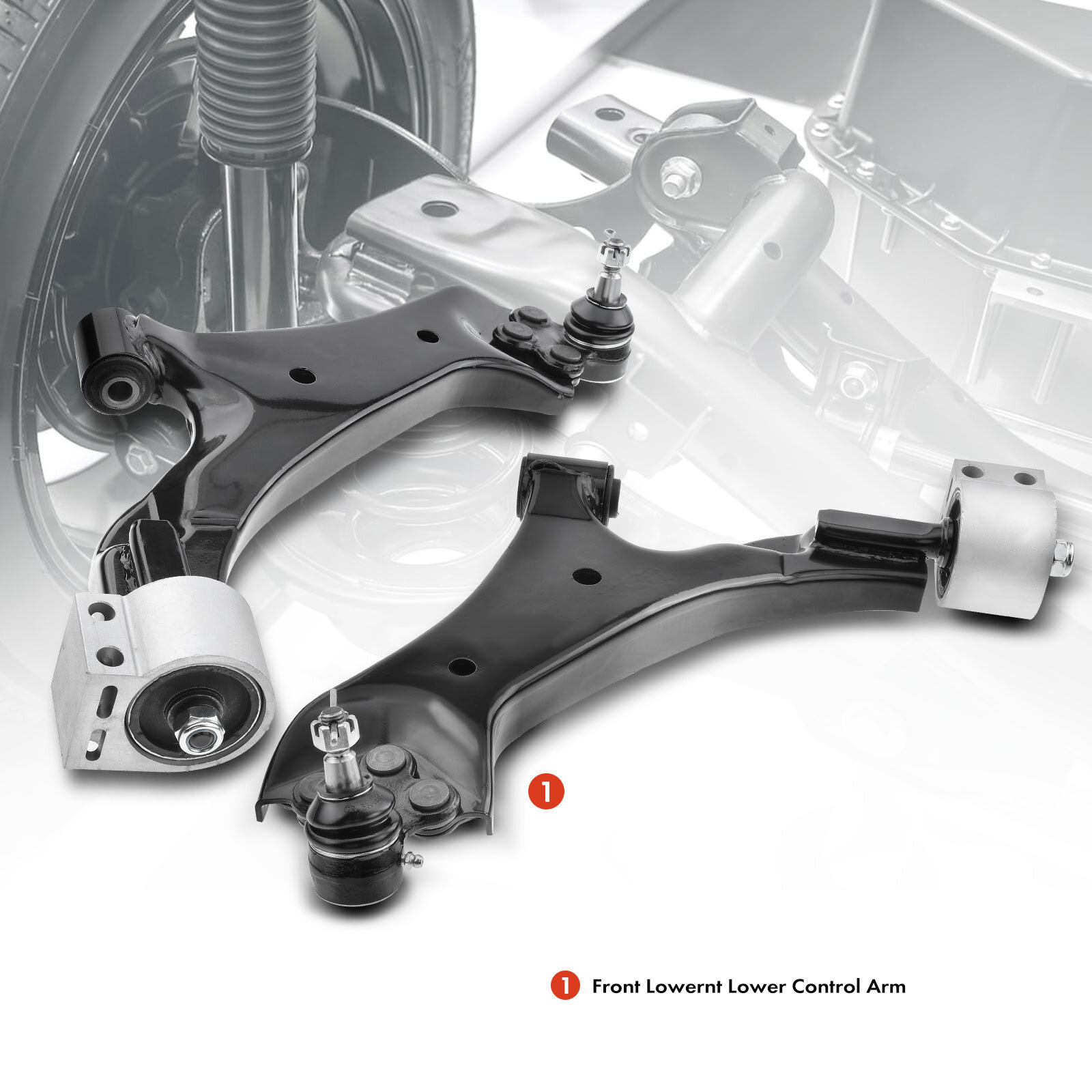 2x Track Control Arms Front Lower for Chevrolet Captiva Opel Vauxhall ...