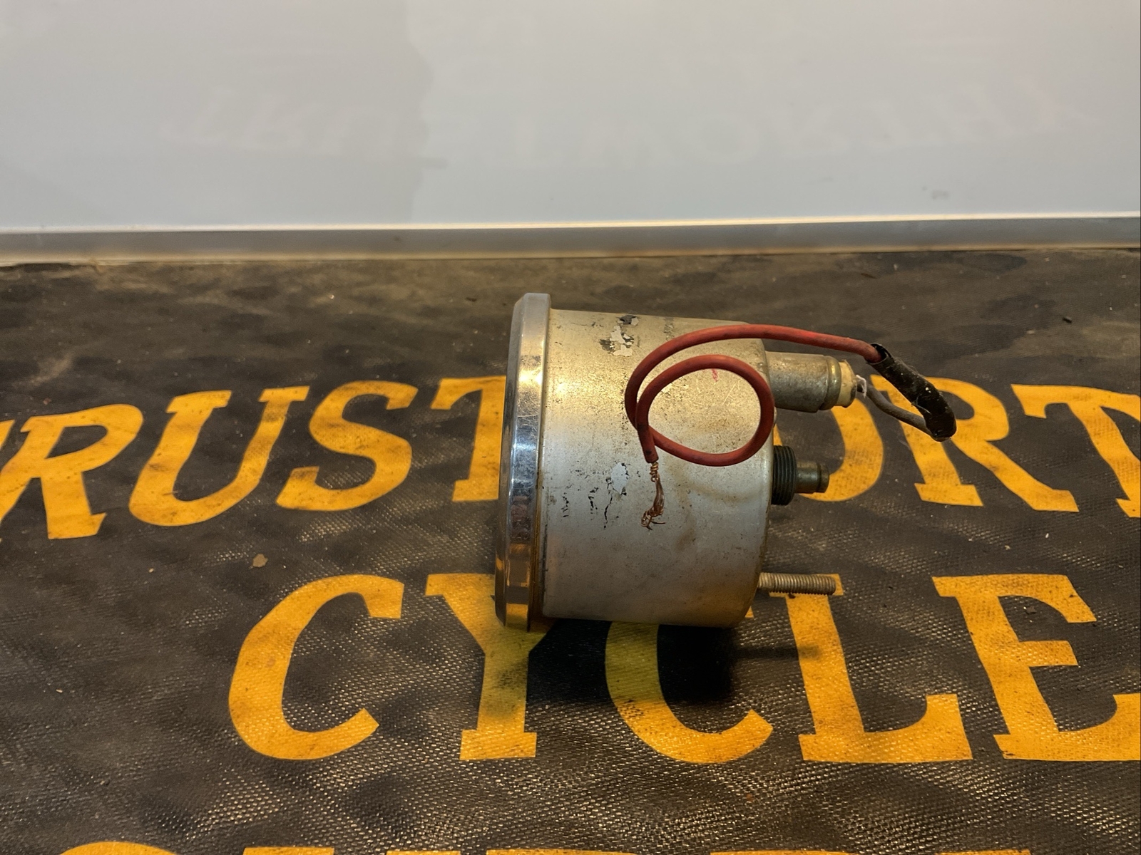 Vintage Harley-Davidson Speedometer Speedo 150 MPH Gauge Red White ...