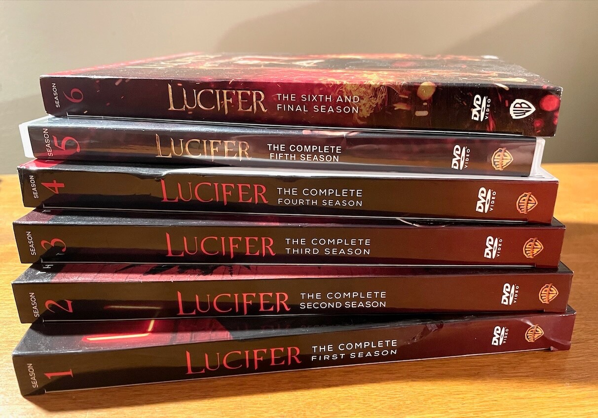 LUCIFER * COMPLETE SERIES * ALL 6 SEASONS IN DVD FORMAT COP HORROR ...