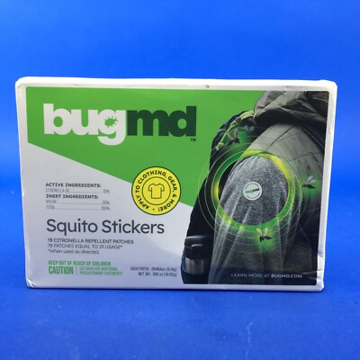 BugMD Squito Stickers .385 oz | eBay