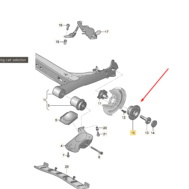 SEAT ATECA KH7 Rear Wheel Bearing 5WA501611 NEW GENUINE | eBay