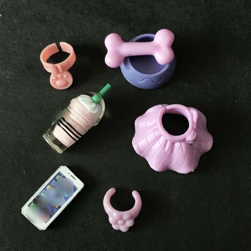 Random 15PCS lps Accessories Clothes Skirt Bowl Food Collars For lps ...