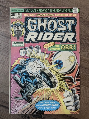 Ghost Rider Vol. 1 #14 - Bronze Age Marvel - 1975 - We Combine Shipping ...