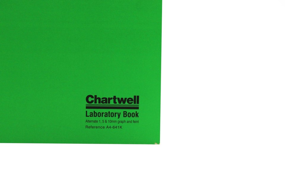 Exacompta Chartwell Hardcover A4 Laboratory Notebook - Green | eBay