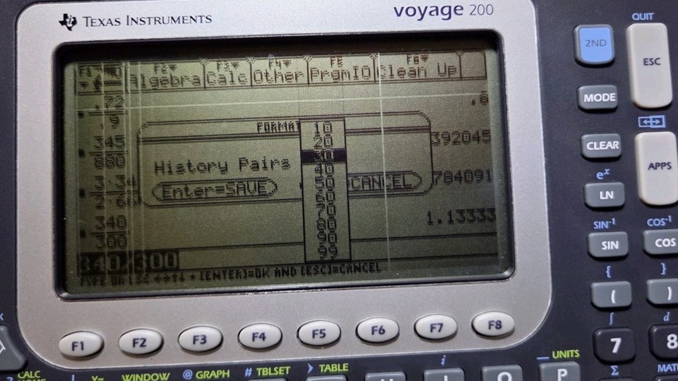 Texas Instruments Voyage 200 Graphing Calculator, Lines On Screen | eBay