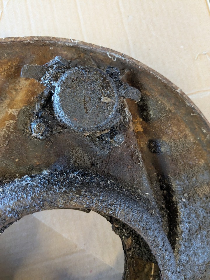 1932 1933 1934 Ford Rear Brake Backing Plates With Grease Cups Pair ...