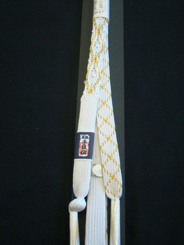 Gold White Obiage and Obijime Set for Formal Kimono New | eBay