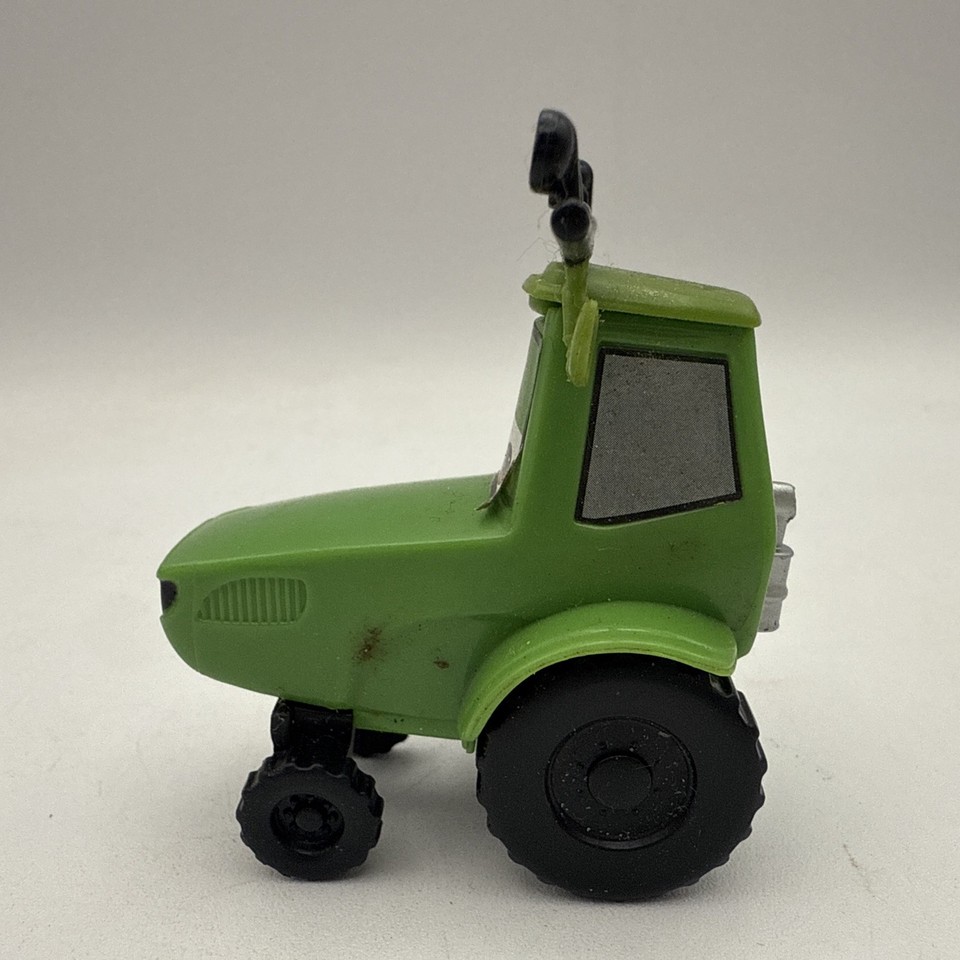 Disney Pixar Planes Green Tractor Buck f1 Cars Toy Piston Peak RARE Non ...