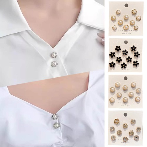 Brooch Pin Fixed Pin Collar Needle Buckle Jewelry Gift Fashion Simple ...
