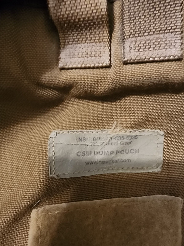 USMC Issue CSM Roll Up SSE Mag/ Gear Dump Pouch Coyote MOLLE | eBay
