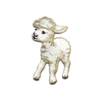Sheep - Baby Lamb - Farm - Flock - Embroidered Iron On Applique Patch ...