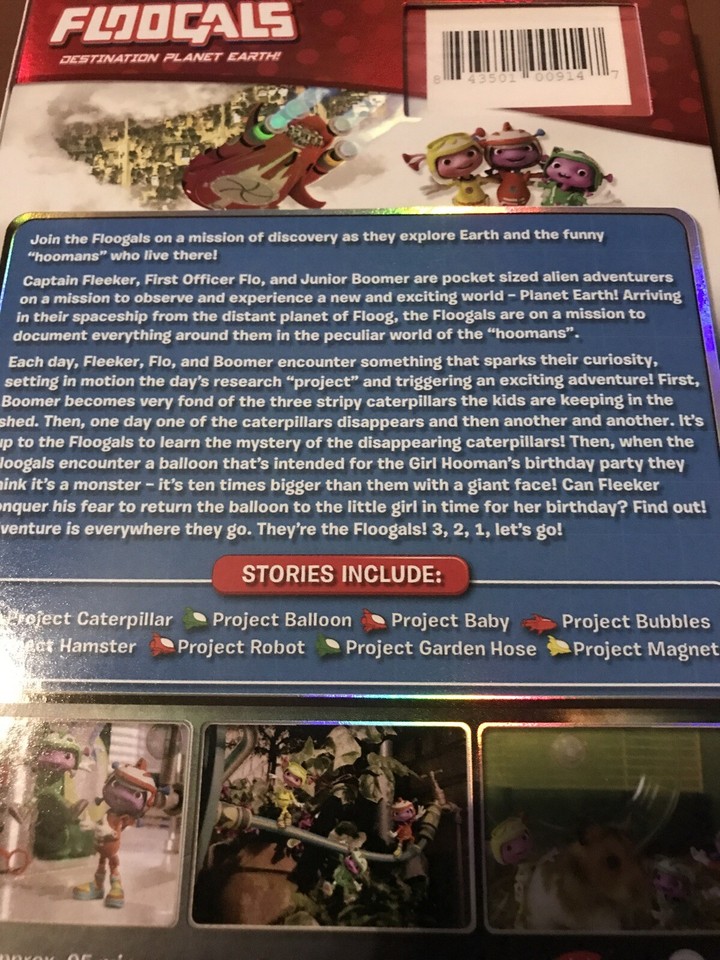 Floogals: Destination Planet Earth DVD Floogals Nib Sealed 843501009147 ...