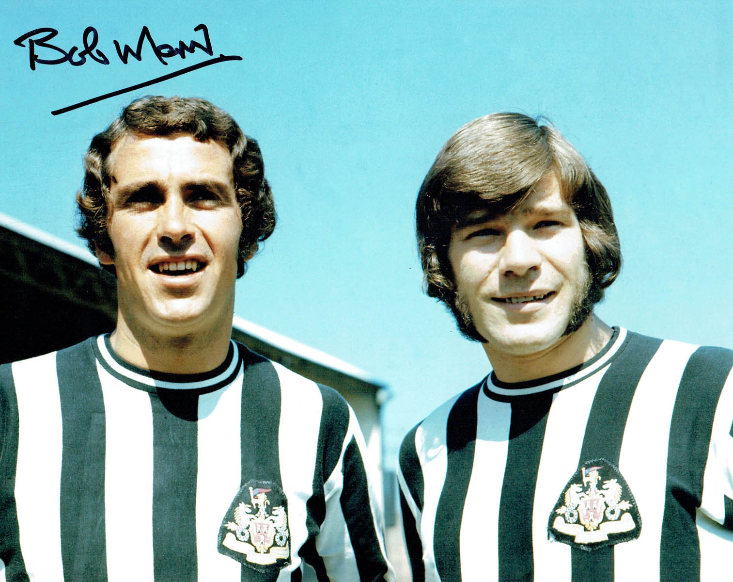 Bobby MONCUR Signed Autograph 10 x8 Photo + Dealer COA Newcastle United ...