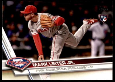 2017 Topps Update #US287 Mark Leiter Jr. Philadelphia Phillies Rookie ...