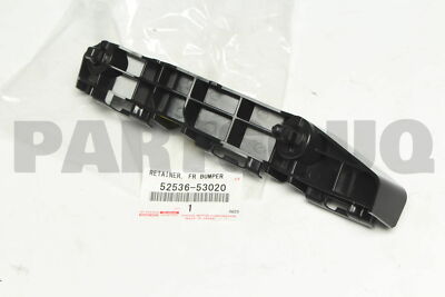 5253653020 Genuine Toyota RETAINER, FRONT BUMPER SIDE, LH 52536-53020 ...