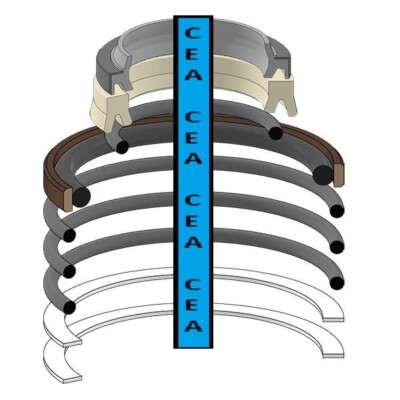 19000-47695 Hydraulic Boom Cylinder Seal Kit Fits Takeuchi Excavator ...