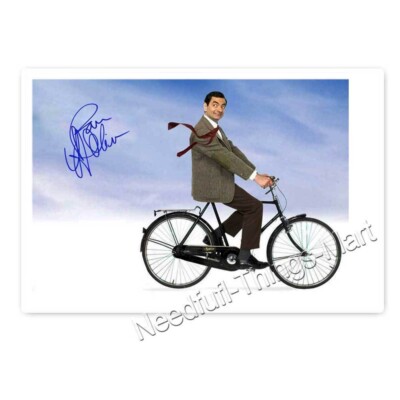 Rowan Atkinson - Autogrammfotokarte / Autograph ca. 10x15cm laminiert ...