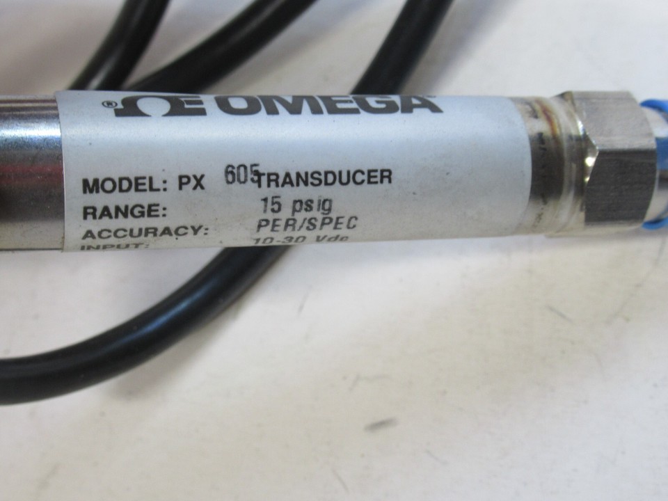 (NEW) OMEGA PX605-015GI , PX605 10-30Vdc 4-20mA 30 psig Pressure ...