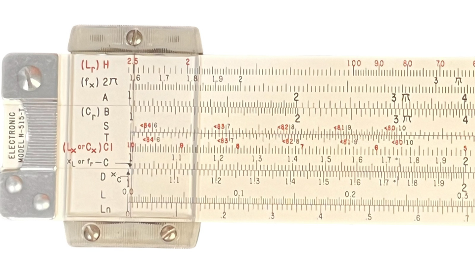 NOS Vintage Pickett N-515-T Cleveland Institute of Electronics Slide Rule Ruler | eBay
