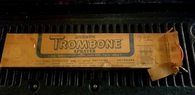 In The Box 1952 Vintage Hudson Trombone Sprayer Pump & Instruction Book ...