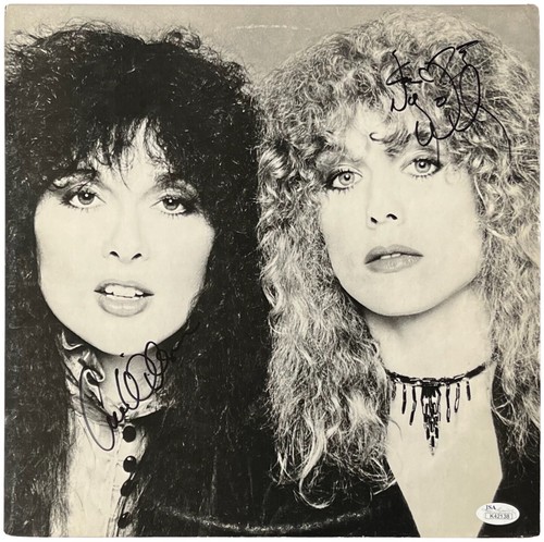 ANN & NANCY WILSON SIGNED HEART BEBE LE STRANGE VINYL RECORD JSA COA ...