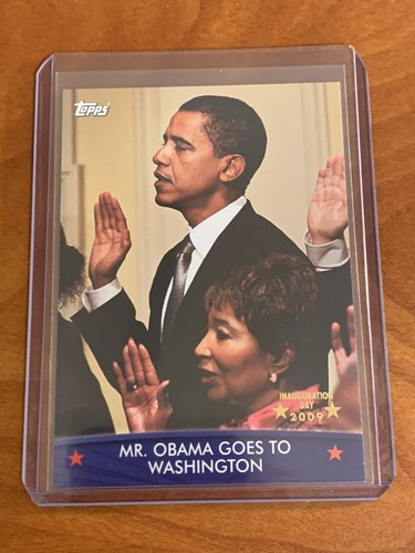 *Rare Gold Foil* 2008 Topps Barack Obama Inaugural Edition Card #24 ...