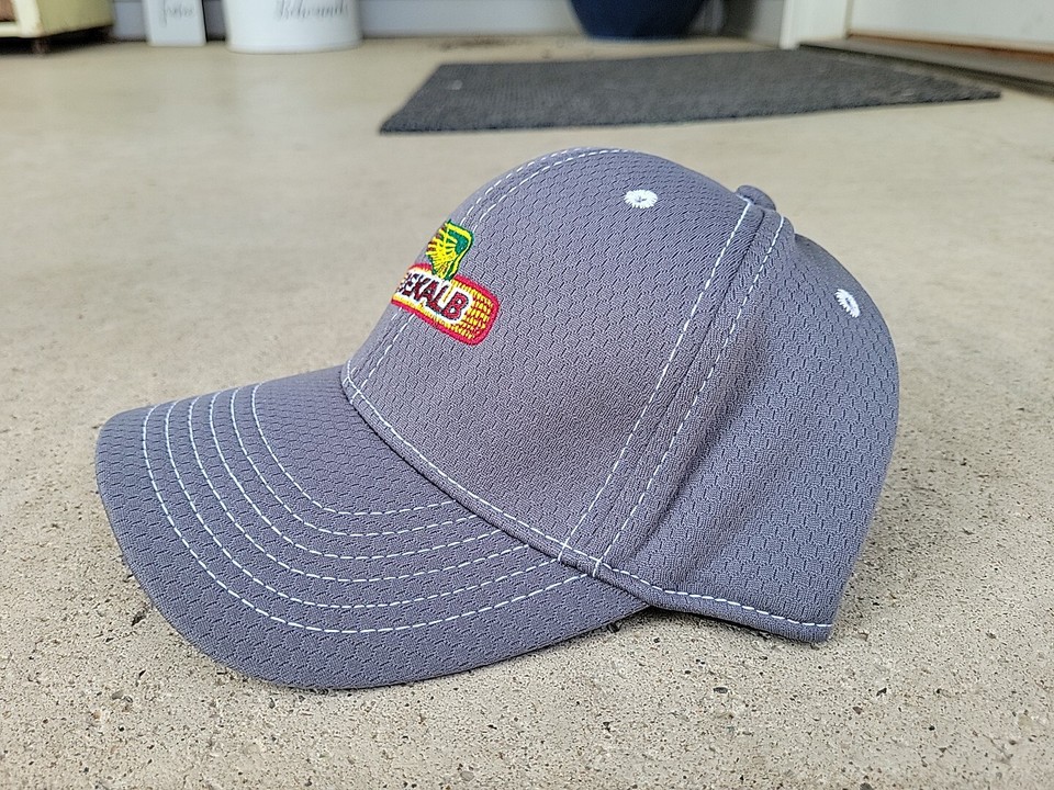 Dekalb Seeds Flying Corn Farmer Trucker Hat Baseball Cap Grey Special ...