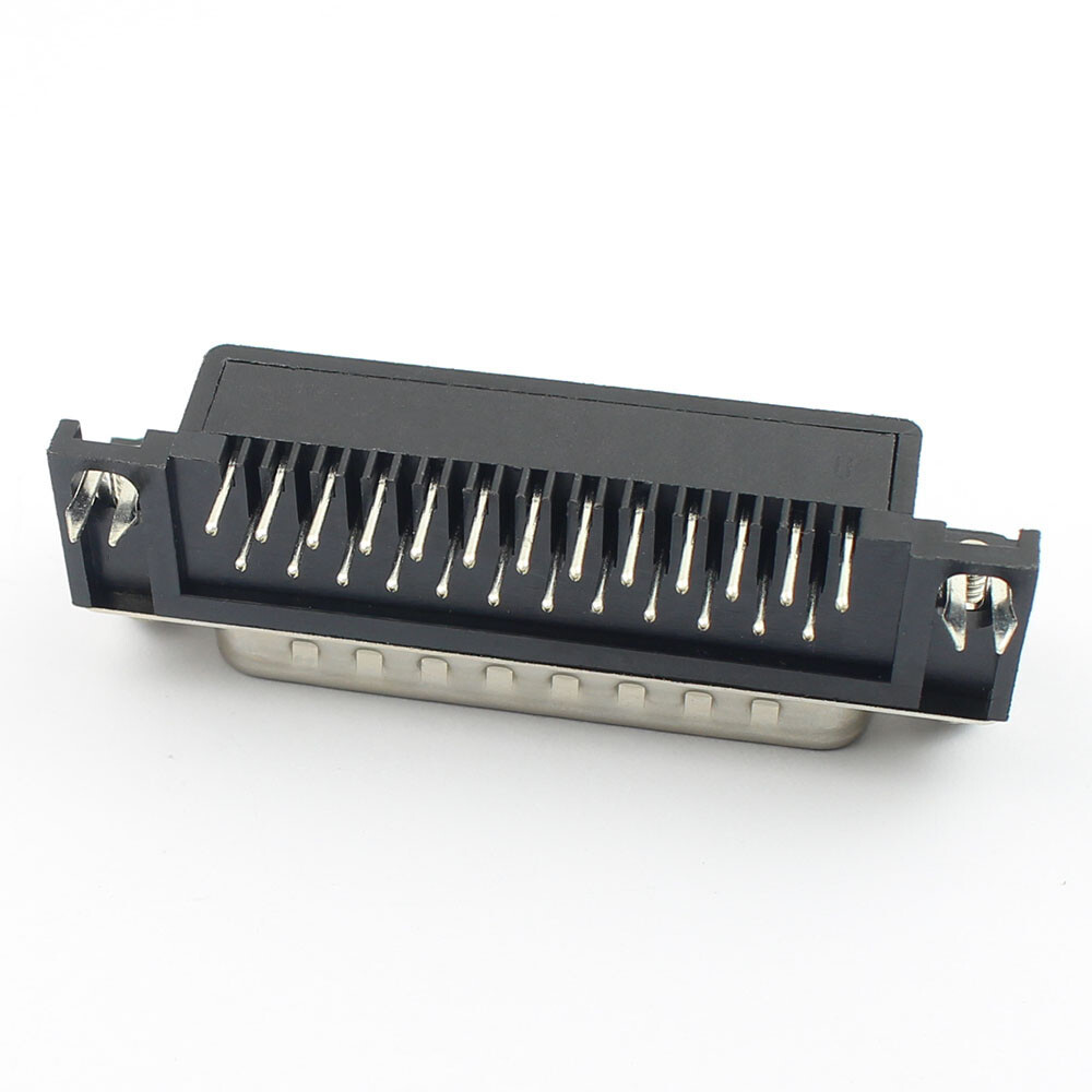 50Pcs D-SUB 25 Pin Male Right Angle PCB Connector 2 Row DB25F Socket ...