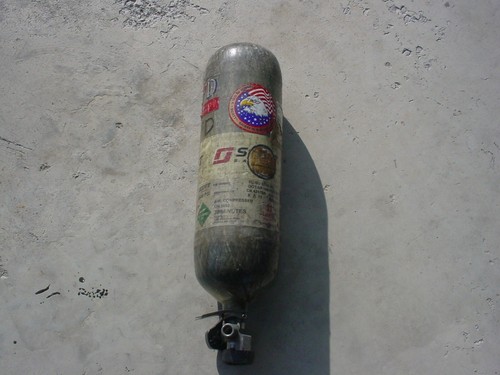 SCOTT 4.5 SCBA AIR PACK 30 MIN AIR CYLINDER TANK FIRE DEPT FIREMAN ...