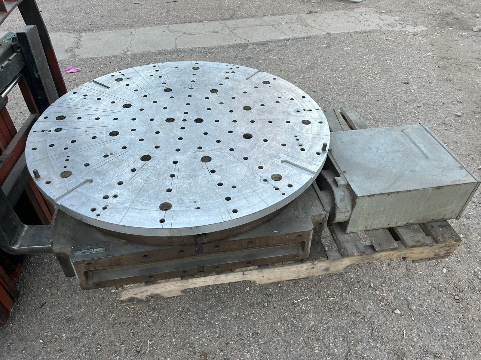 TROYKE AUTOMATIC POWERED ROTARY TABLE NC-36-A-3856 A Indexer Machinist ...