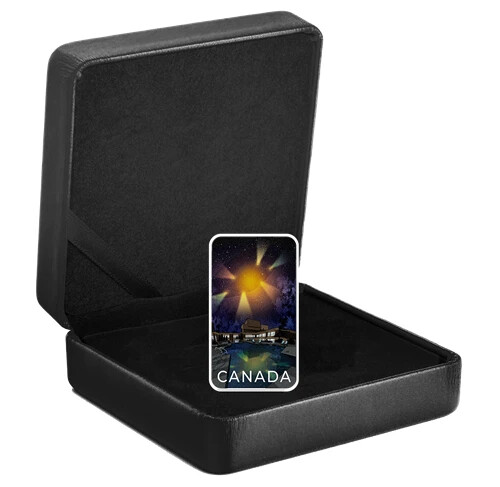 UFO Montreal Unexplained Phenomena 2021 CANADA 1oz .9999 Silver Glow ...