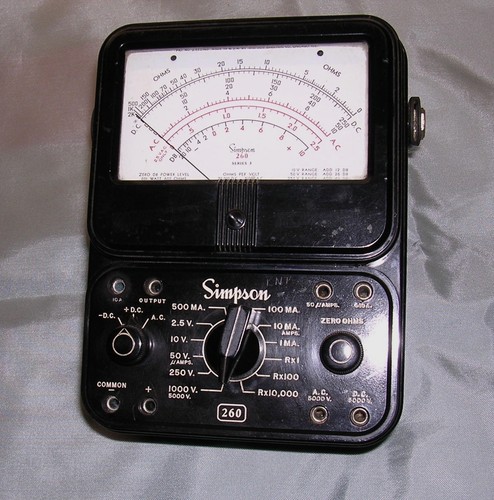 vintage simpson model 260 multimeter | eBay