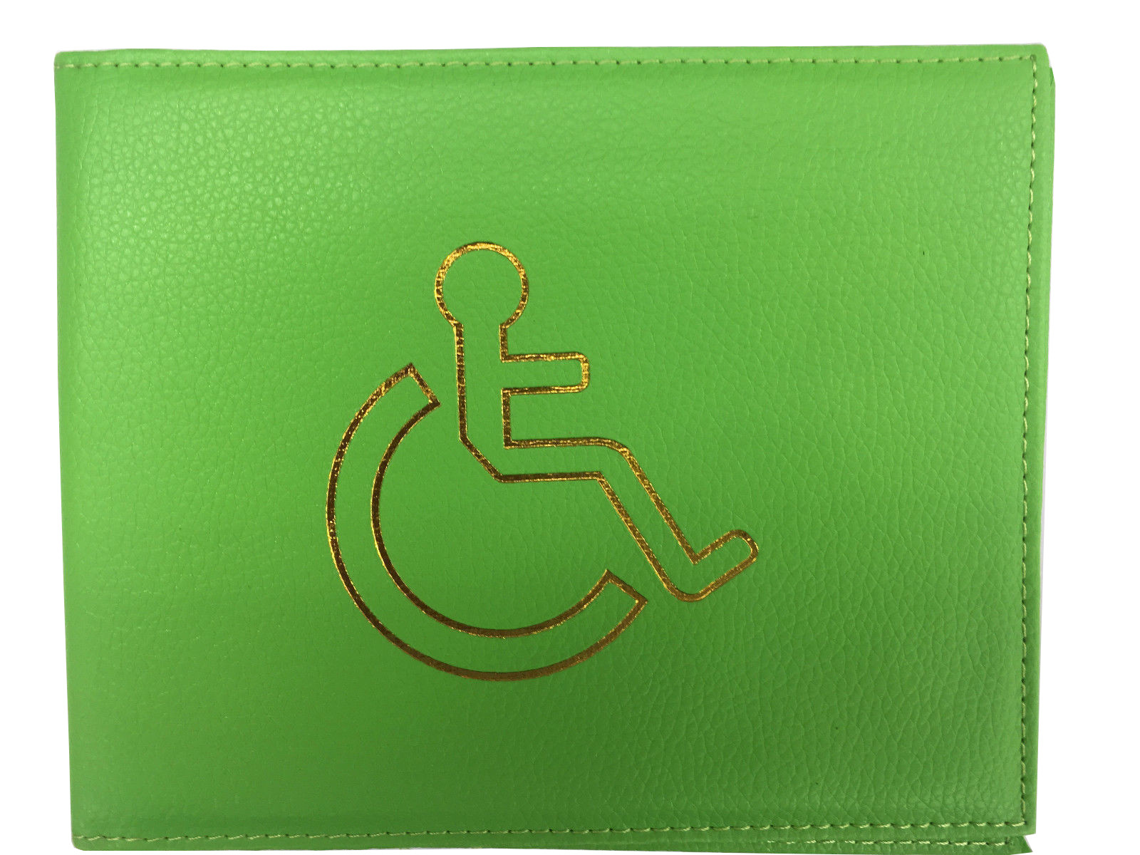 NEW PU LEATHER DISABLED BADGE HOLDER WALLET PARKING DISABILITY COVER ...