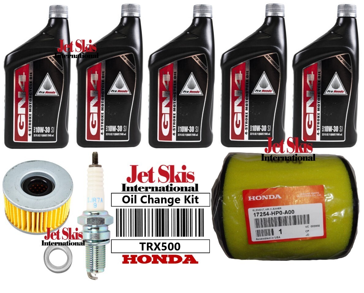 Honda TRX 500 FA TRX Foreman Rubicon Oil Change Kit Oil & Air Filter ...