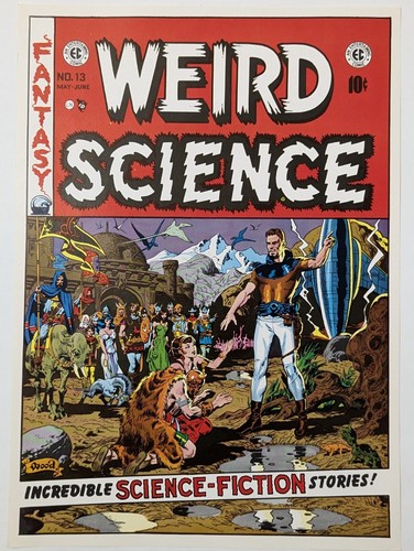 Weird Science Comic Cover Poster~1979 EC Comics No.13 Russ Cochran ...
