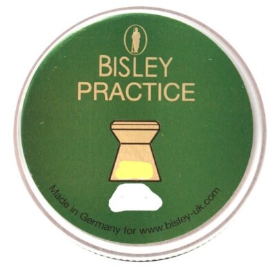 BISLEY Practice Flat Head .22 Pellets Air Rifle 250 tin 5.5mm caliber ...