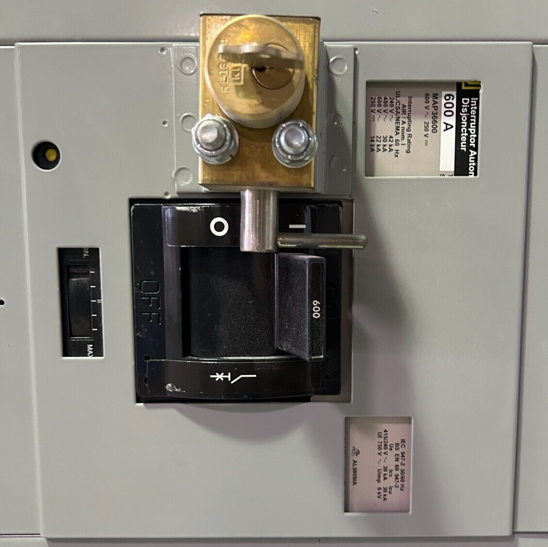 600 Amp 480v Panelboard Industrial Electrical 3Ph 4W FD003304🟦 | eBay