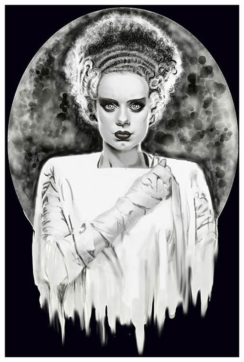 Bride Of Frankenstein Monster Drawing