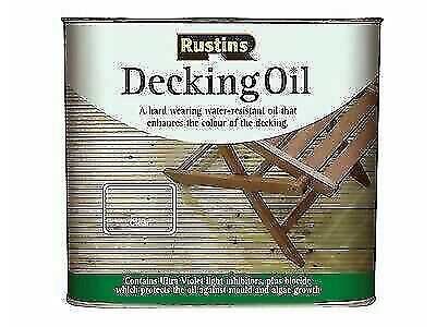 Rustins Decking Oil - Clear, 5L (DOIL5000) for sale online | eBay