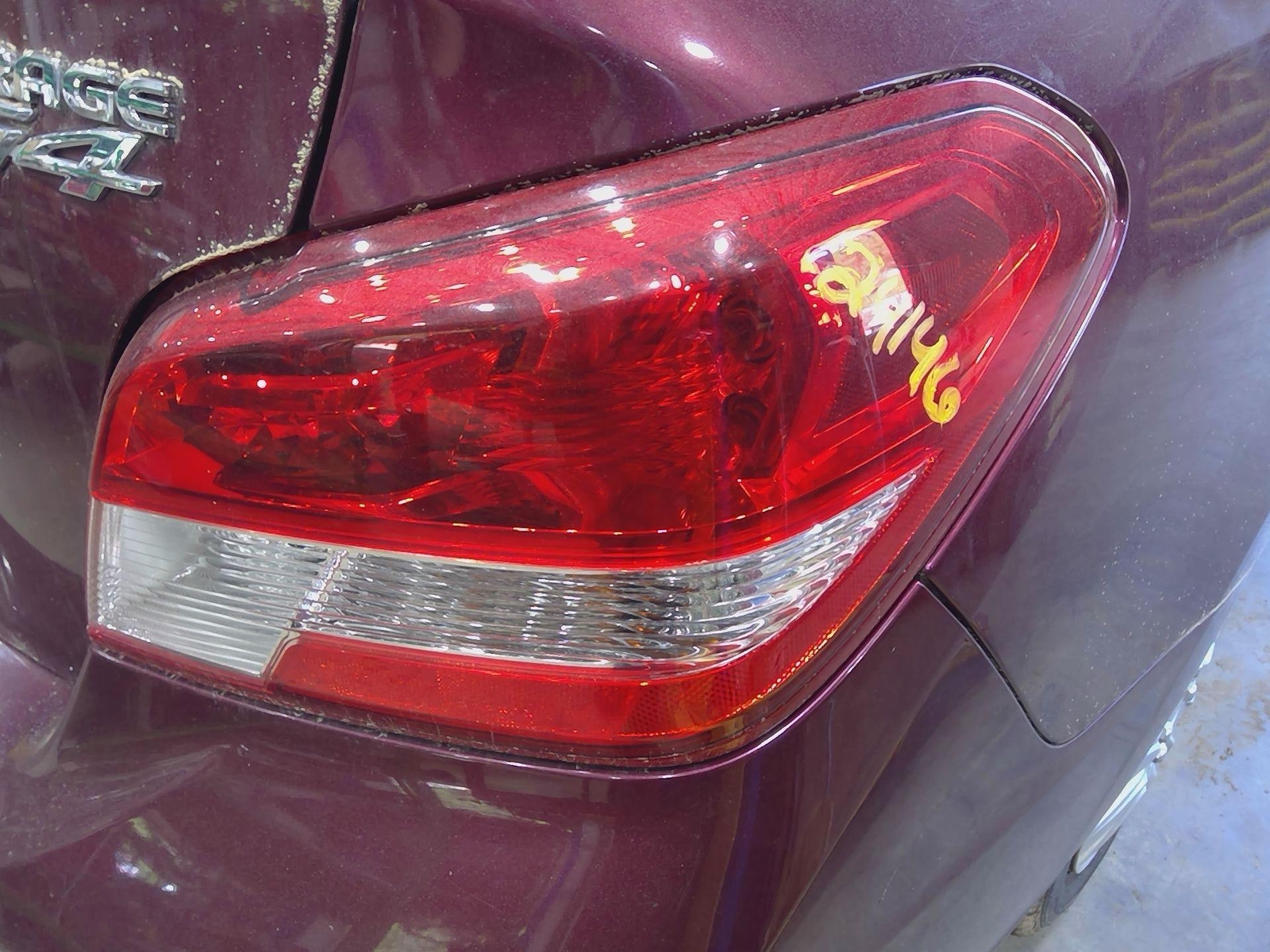 17-20 Mitsubishi Mirage Sedan Tail Light Assembly RH Passenger Side OEM ...