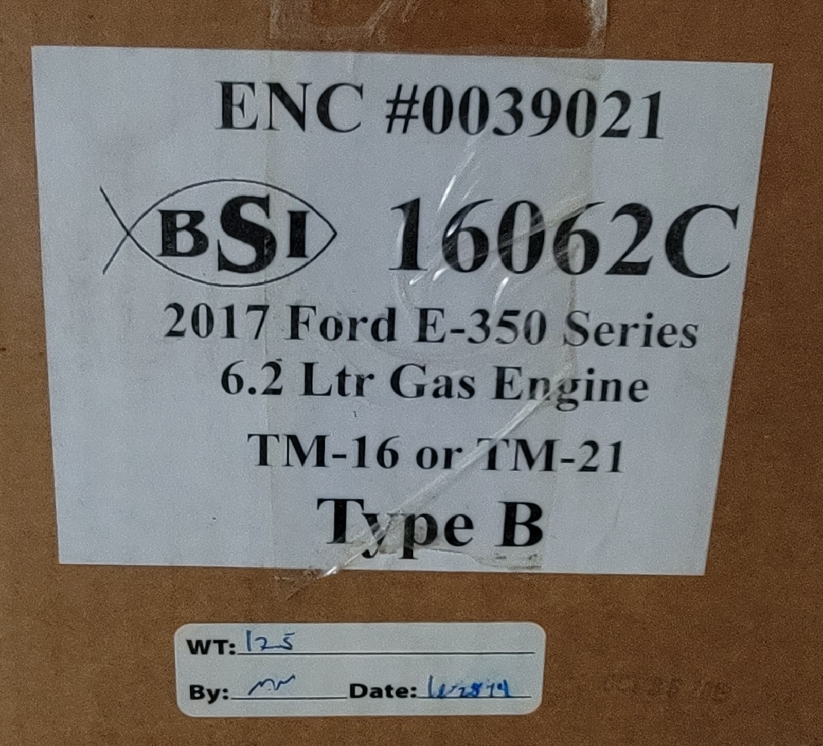 TM16 TM21 Compressor Mount Kit 2017-2019 Ford E-350 6.2 Ltr Gas BSI ...