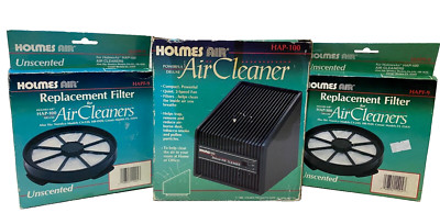 Vintage Holmes Air Cleaner HAP-100 Air Purifier With Two Replacement ...
