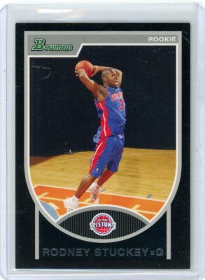 rodney stuckey 2007-08 bowman rookie 2079/2999 pistons | eBay
