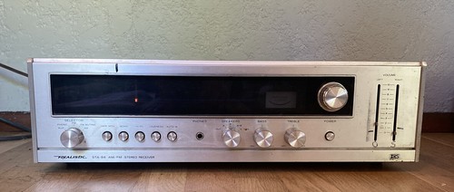 REALISTIC STA-84 AM/FM Vintage Stereo Receiver working! Display Light ...