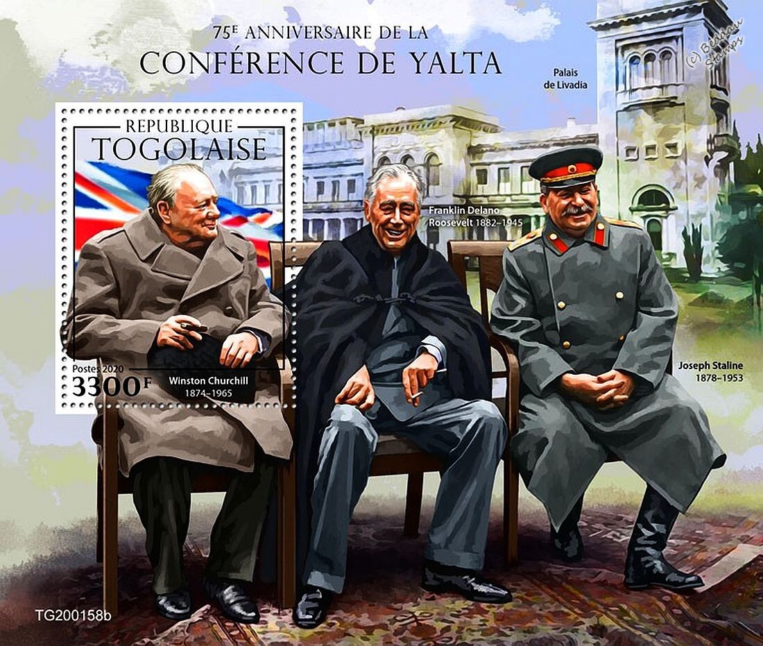 Yalta Conference 1945 Winston Churchill Check Franklin